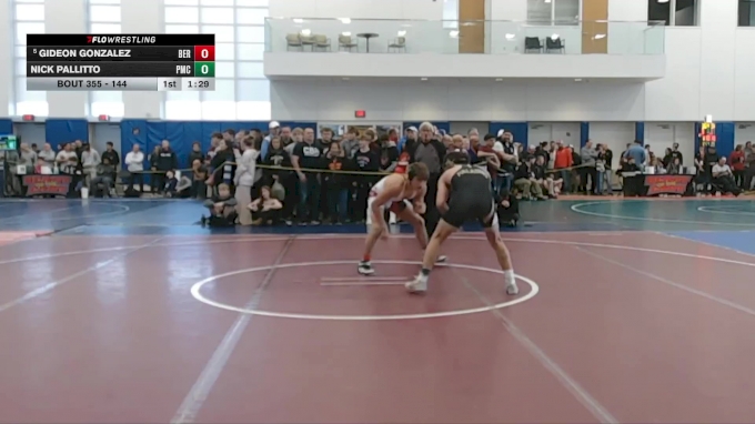 144 lbs Champ. Round 1 - Gideon Gonzalez, Bergen Catholic vs Nick ...