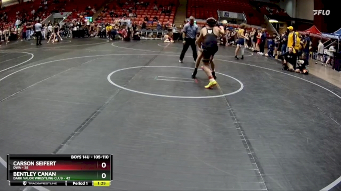 105-110 lbs Round 2 - Carson Seifert, DWA vs Bentley Canan, Dark Valor ...