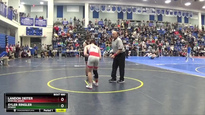 150 lbs Cons. Round 4 - Landon Deiter, BOWLING GREEN vs Syler Ringler ...