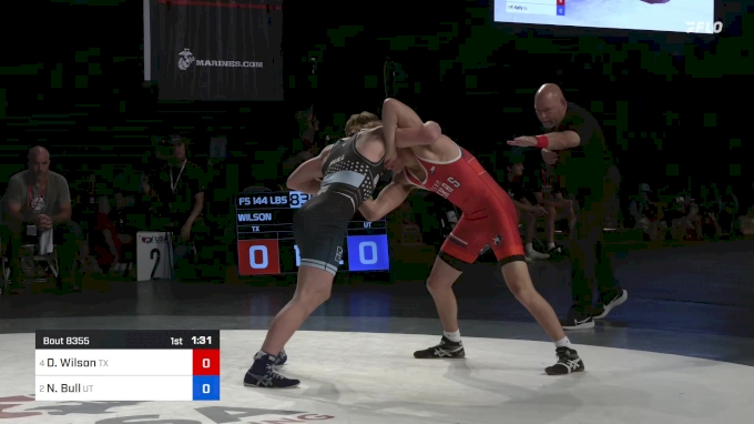 144 lbs Final - Noah Bull (UT) vs Dominic Wilson (TX)