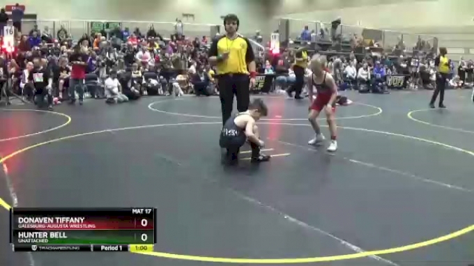 85 lbs Quarterfinal - Donaven Tiffany, Galesburg-Augusta Wrestling vs ...