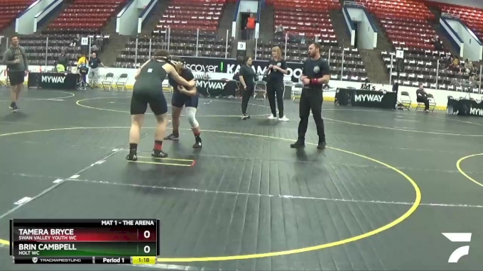 170 lbs 3rd Place Match - Tamera Bryce, Swan Valley Youth WC vs Brin ...