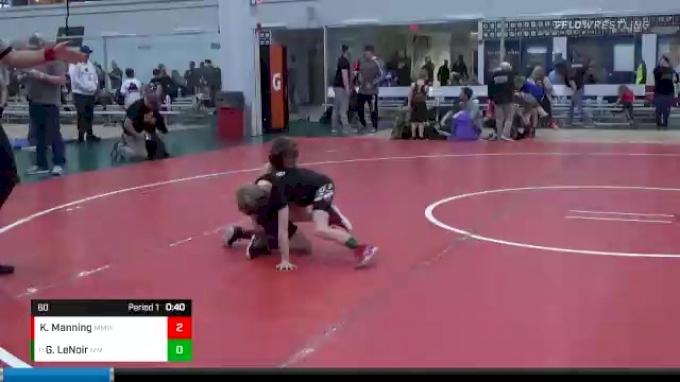 60 lbs Cons. Semi - Graham LeNoir, Midlothian Miners vs Kael Manning ...