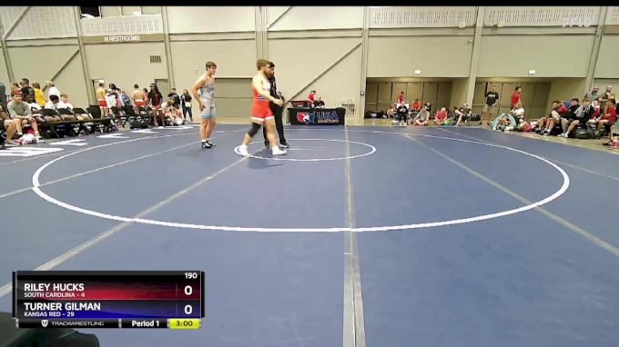 190 lbs Round 1 (16 Team) - Riley Hucks, South Carolina vs Turner ...
