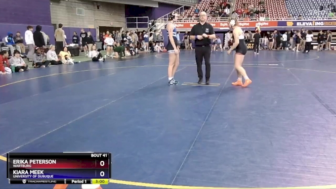 155 lbs Round 2 - Erika Peterson, Wartburg vs Kiara Meek, University Of ...