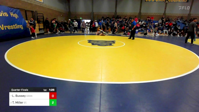178 lbs Quarterfinal - Levi Bussey, Granite Bay vs Ty Miller, St ...