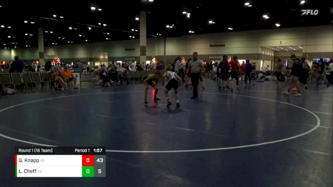 113 lbs Round 1 (16 Team) - Gordon Knapp, Montana Sidney vs Luc Cheff ...