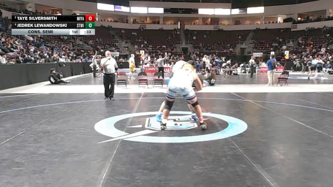 4A 285 lbs Cons. Semi - Jedrek Lewandowski, St. Michael`s vs Taye ...