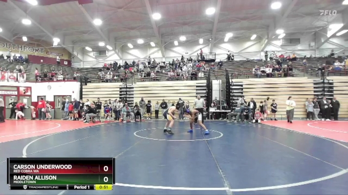 90-99 lbs Quarterfinal - Raiden Allison, Middletown vs Carson Underwood ...