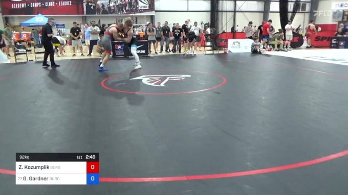 92 kg Consi Of 32 #2 - Zak Kozumplik, Burg Training Center vs Greyson ...