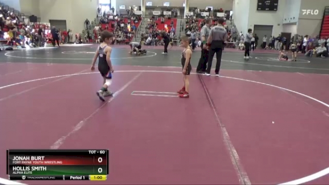 60 lbs Quarterfinal - Hollis Smith, Alpha Elite vs Jonah Burt, Fort ...