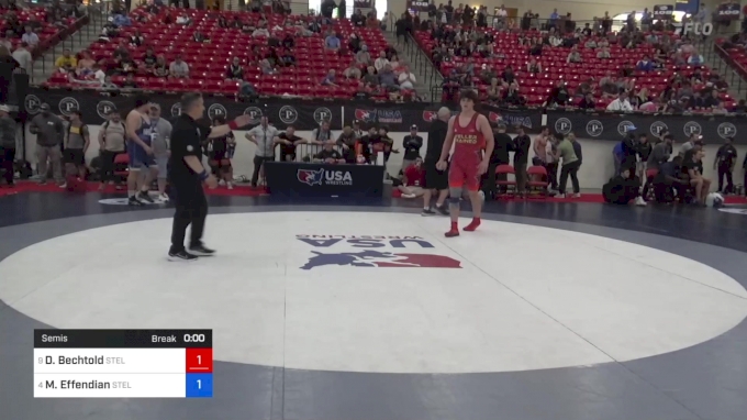 110 kg Semis - Dean Bechtold, Steller Trained Wrestling vs Mark ...