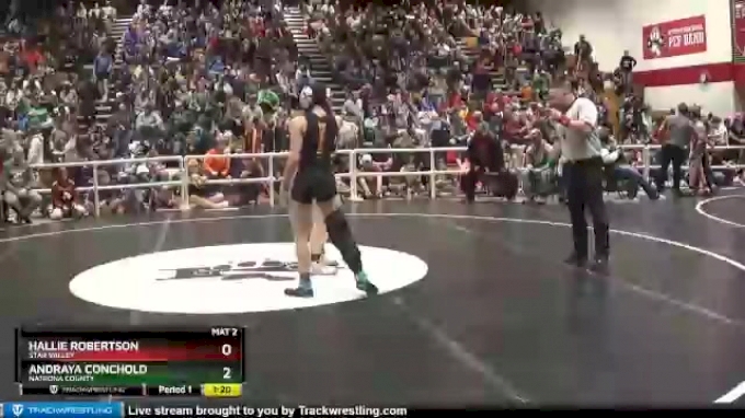 Semifinal - Hallie Robertson, Star Valley vs Andraya Conchold, Natrona ...