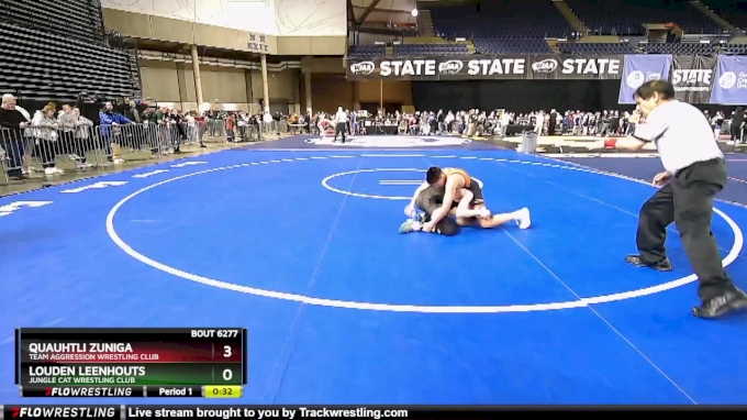 100 lbs 2nd Place Match - Louden Leenhouts, Jungle Cat Wrestling Club vs Quauhtli Zuniga, Team ...