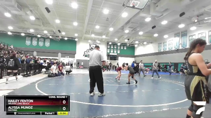 121 lbs Cons. Round 1 - Alyssa Munoz, Sultana vs Hailey Fenton, Wilson ...
