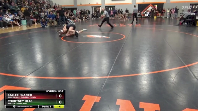 JV-3 lbs Round 3 - Kaylee Frazier, English Valleys-Tri County vs ...