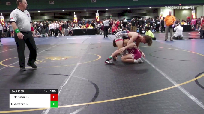152 lbs Quarterfinal - Latrell Schafer, GA vs Ty Watters, PA