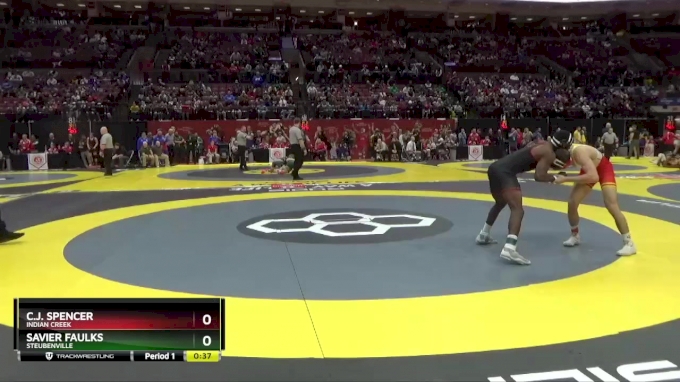 D2-150 lbs Cons. Semi - C.J. Spencer, Indian Creek vs Savier Faulks ...