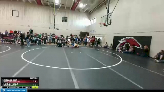 120-130 lbs Round 2 - Landon Noble, Pikes Peak Warriors vs Carlos Rojas ...