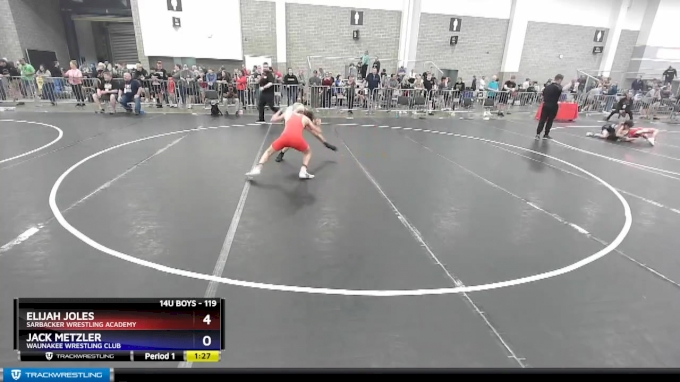 119 lbs Cons. Round 2 - Elijah Joles, Sarbacker Wrestling Academy vs ...