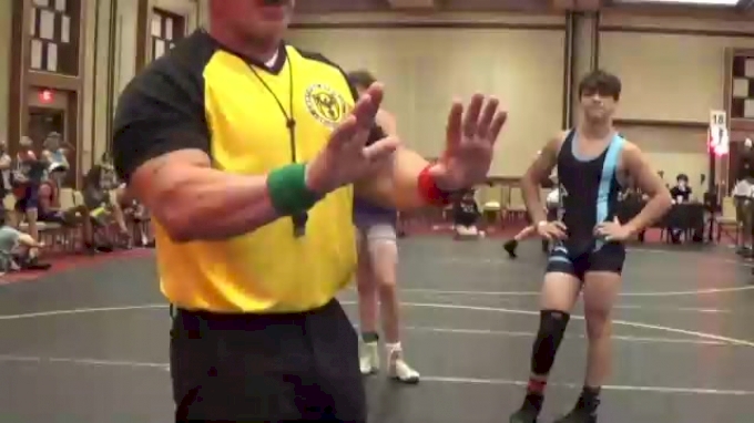 150 lbs Round 3 (6 Team) - David Pento, Smittys Barn vs Cody Bubier ...