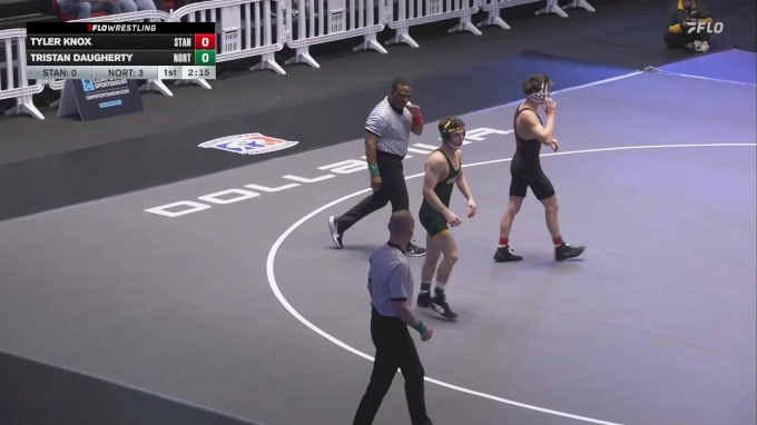 133 lbs Rr Rnd 1 - Tyler Knox, Stanford vs Tristan Daugherty, North ...