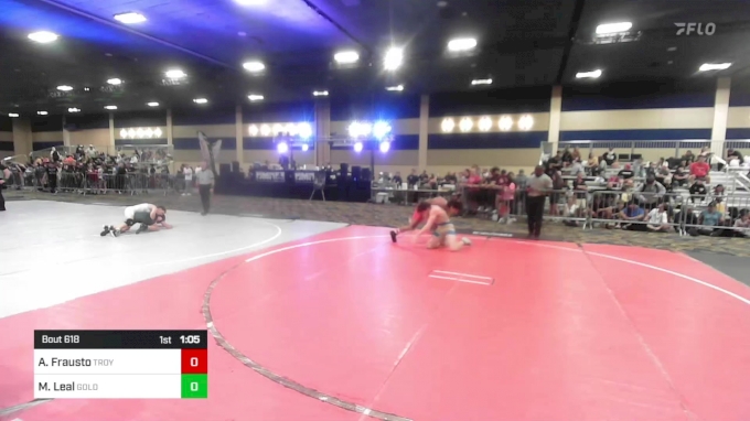 165 lbs Quarterfinal - Anthony Frausto, Troy HS vs Marcus Leal, Gold ...