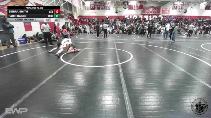 115 lbs Cons. Round 2 - Sierra Smith, Adrian C Wilcox vs Faith Baker ...