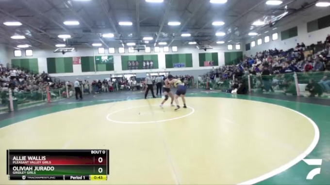 Girls 147 lbs Cons. Round 3 - Allie Wallis, Pleasant Valley Girls vs ...