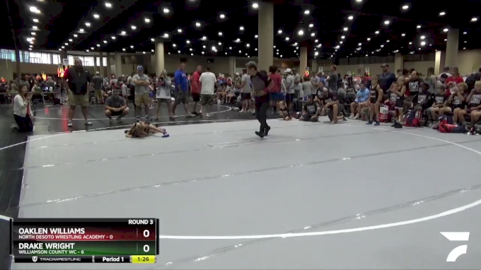 50 lbs Round 3 (6 Team) - Drake Wright, Williamson County WC vs Oaklen ...