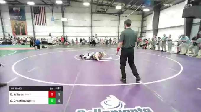 132 lbs Rr Rnd 3 - Bailey Wilman, Rampage vs Gavin Greathouse, Ohio ...