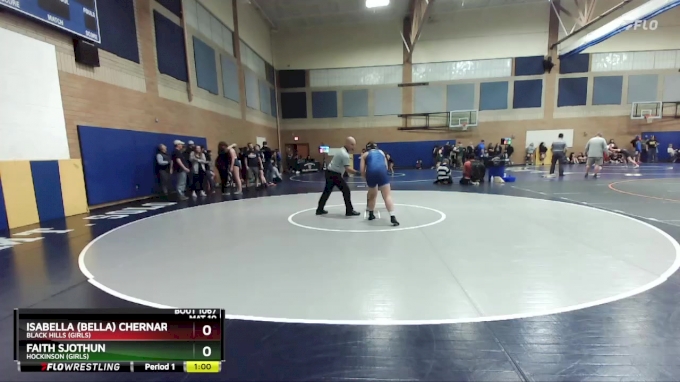 190lbs Cons. Round 2 - Faith Sjothun, Hockinson (Girls) vs Isabella ...