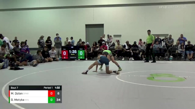 106 lbs Finals (8 Team) - Davis Motyka, Minion Legends vs Matthew Dolan ...