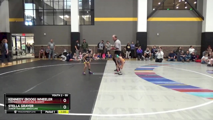 55 lbs Round 2 - Stella Grayer, Junior Panther Wrestling vs Kennedy ...