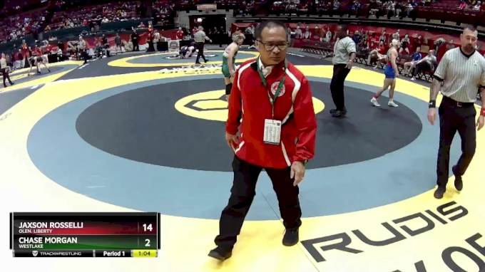 D1-120 lbs Champ. Round 1 - Chase Morgan, Westlake vs Jaxson Rosselli ...