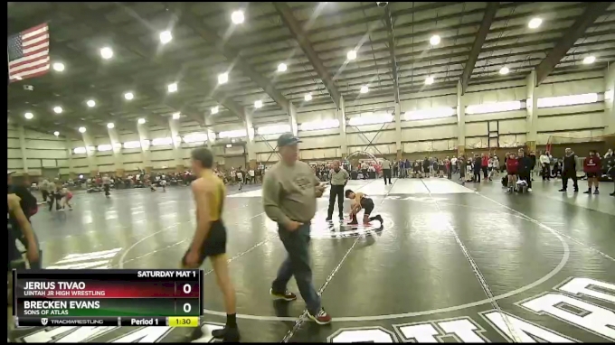 125 lbs Cons. Round 1 - Brecken Evans, Sons Of Atlas vs Jerius Tivao ...