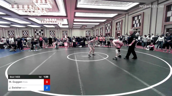 152 lbs Consi Of 16 #2 - Michael Duggan, Pennsylvania vs Jude Swisher ...