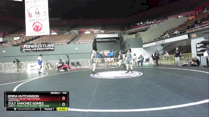105 lbs Round 3 - Emma Hutchinson, Temecula Valley High School ...