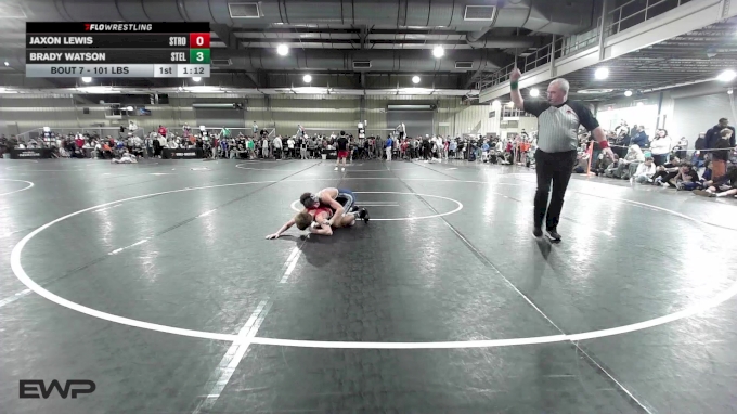 101 lbs Round Of 64 - Jaxon Lewis, Stronghold Wrestling Club vs Brady ...