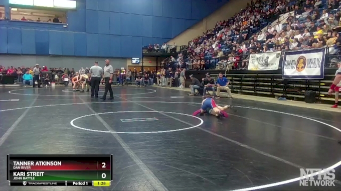 2 - 120 lbs Champ. Round 1 - Kari Streit, John Battle vs Tanner ...