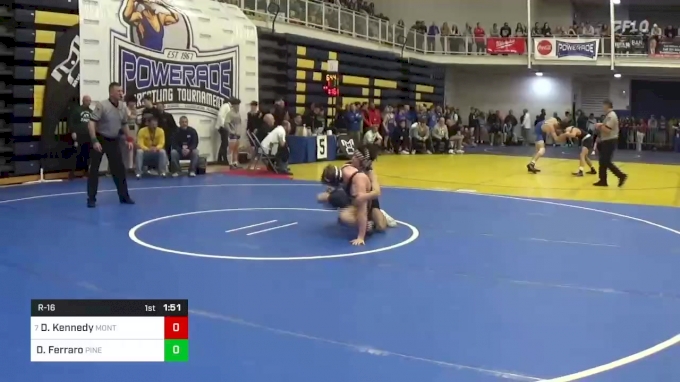 127 lbs R-16 - David Kennedy, Montoursville vs Dominic Ferraro, Pine ...