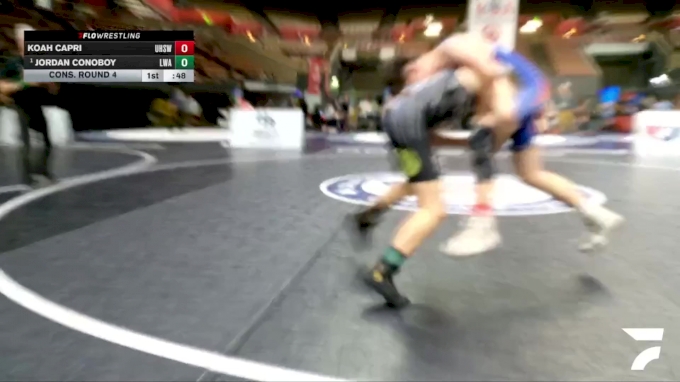 Cadet Boys Lower - 138 lbs Cons. Round 4 - Jordan Conoboy, Lassen ...