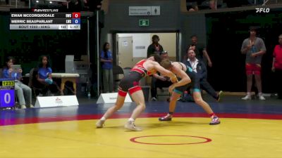 60kg Cons. Round 2 - Ewan McCorquodale, Dinos Wrestling Club vs Merric ...