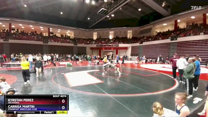 106 lbs 1st Place Match - Kyrstan Perez, Oklahoma vs Carrisa Martin ...