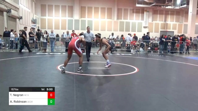 Prelims - Tony Negron, NC State-UN vs Anthony Robinson, George Mason-UN