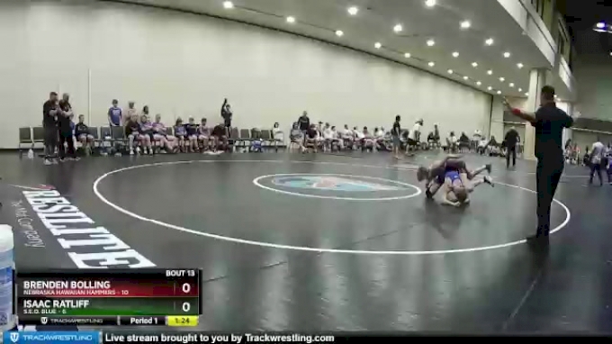 126 lbs Quarters & Wb (16 Team) - Isaac Ratliff, S.E.O. Blue vs Brenden ...