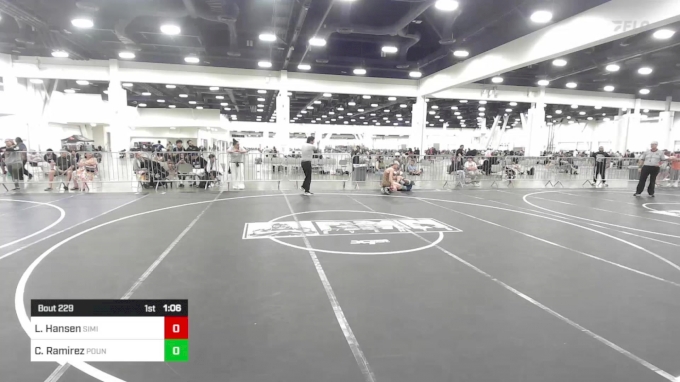 58 lbs Rr Rnd 4 - Logan Hansen, Simi Valley Vandals Elite vs Camilo ...