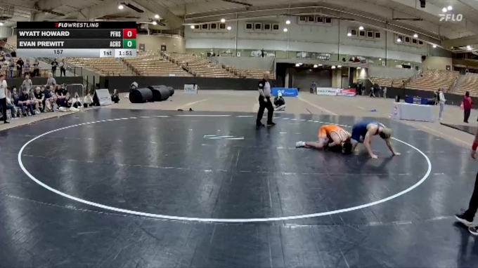 157 lbs 2nd Wrestleback (8 Team) - Evan Prewitt, Anderson Co. High ...