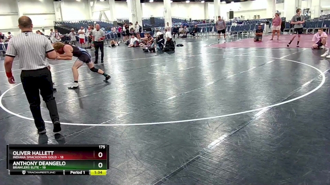 175 lbs Round 6 (16 Team) - Anthony Deangelo, Brawlers Elite vs Oliver ...