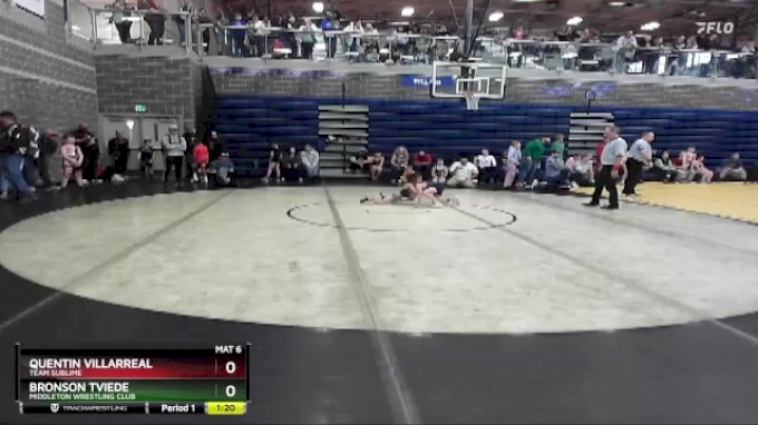 66 lbs Quarterfinal - Bronson Tviede, Middleton Wrestling Club vs ...